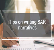 Writing an Effective SAR Narrative